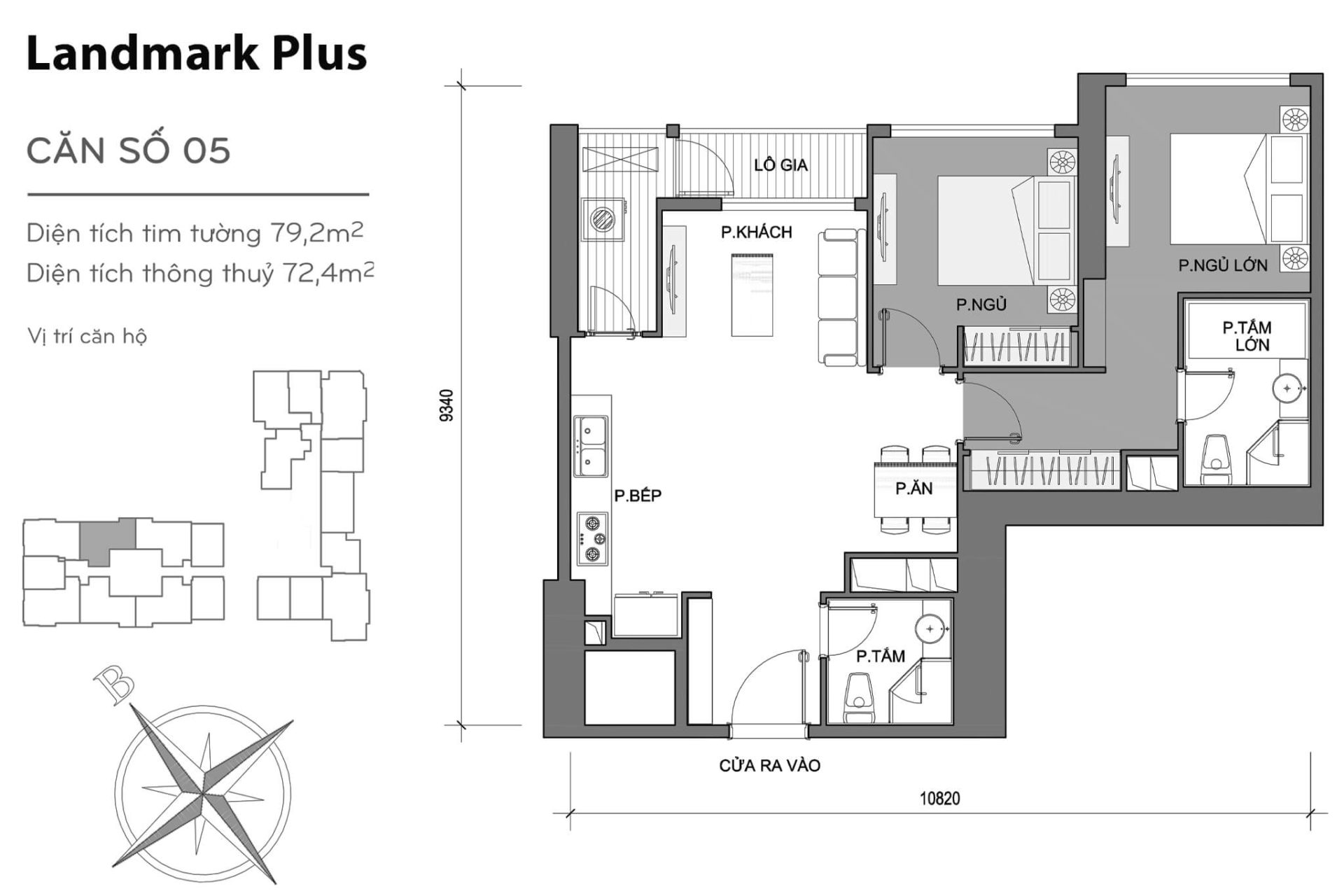 Layout Landmark Plus - Vinhomes Central Park