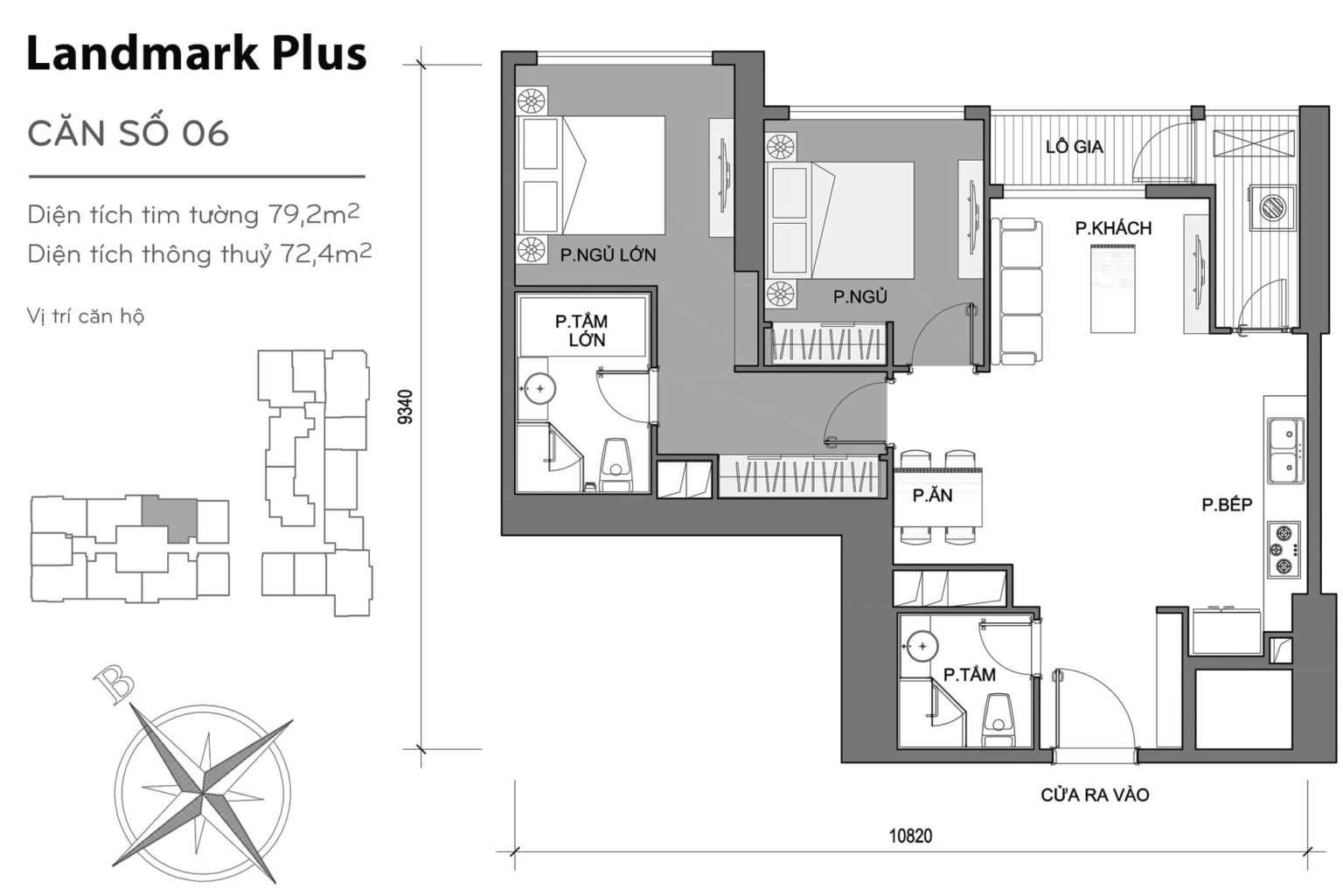 Layout Landmark Plus - Vinhomes Central Park