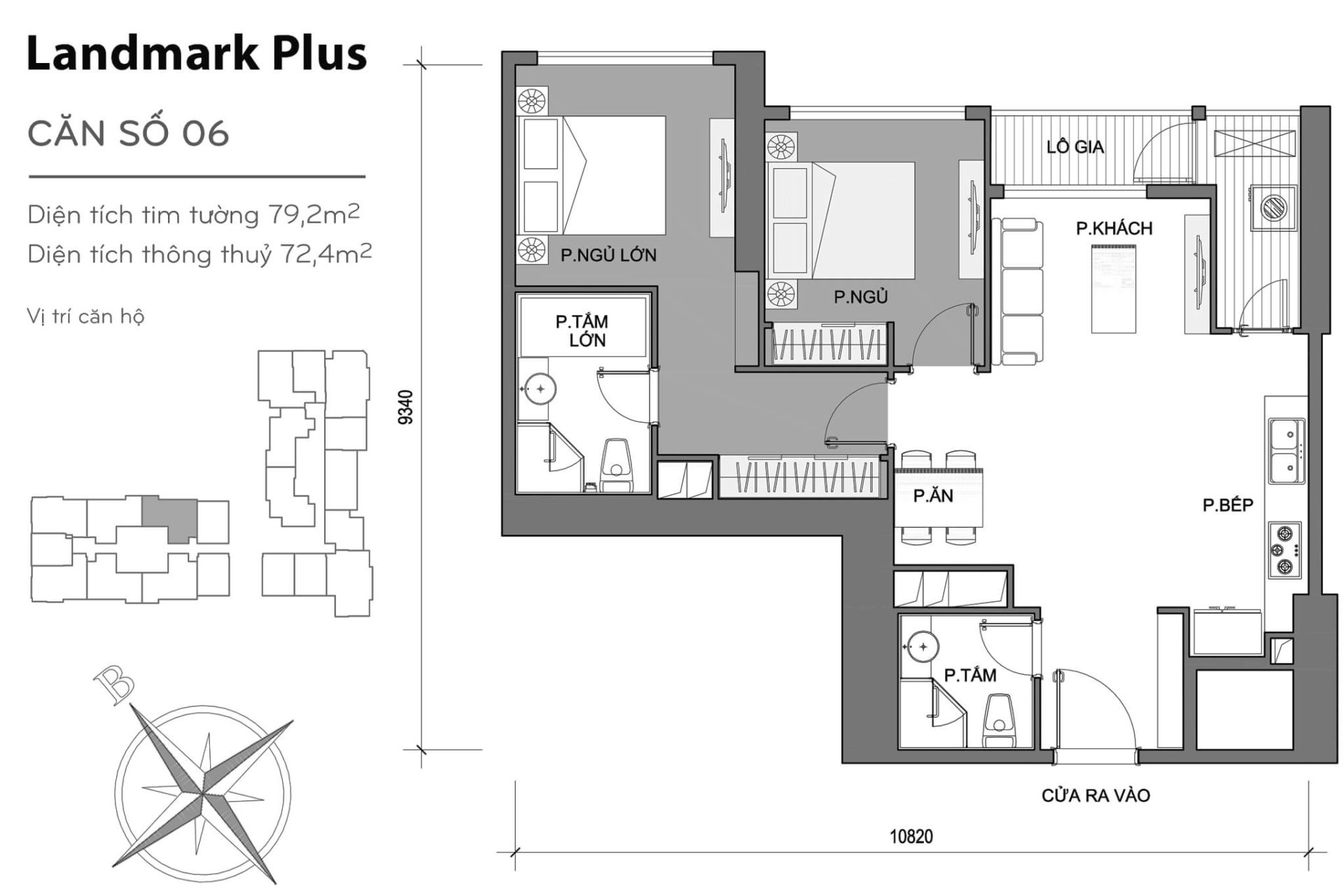 Layout Landmark Plus - Vinhomes Central Park