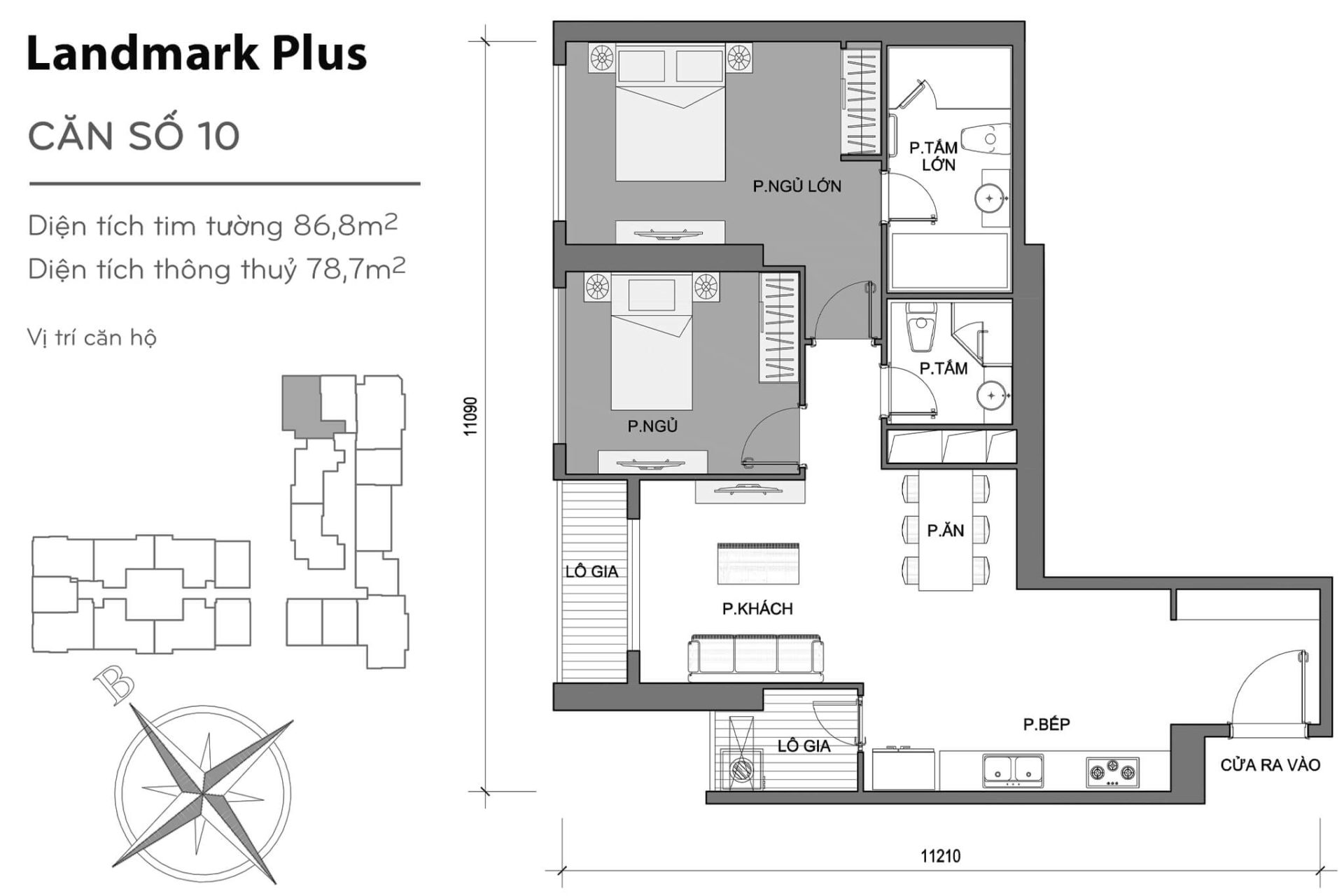 Layout Landmark Plus - Vinhomes Central Park