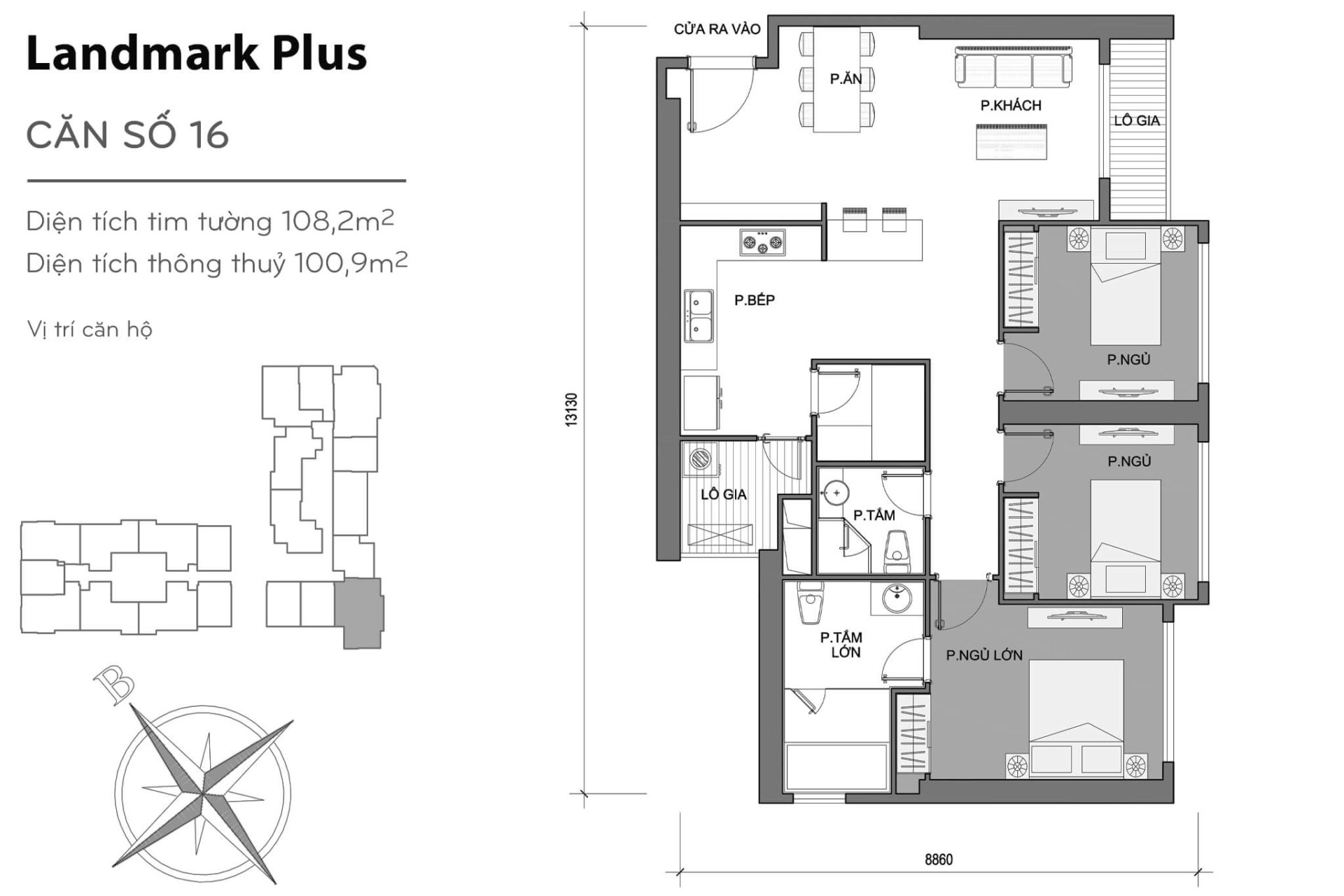 Layout Landmark Plus - Vinhomes Central Park