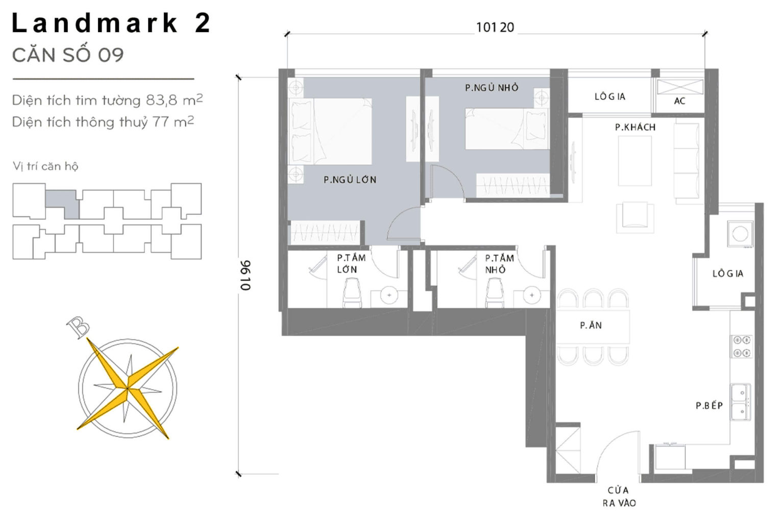 Layout Landmark 2 - Vinhomes Central Park