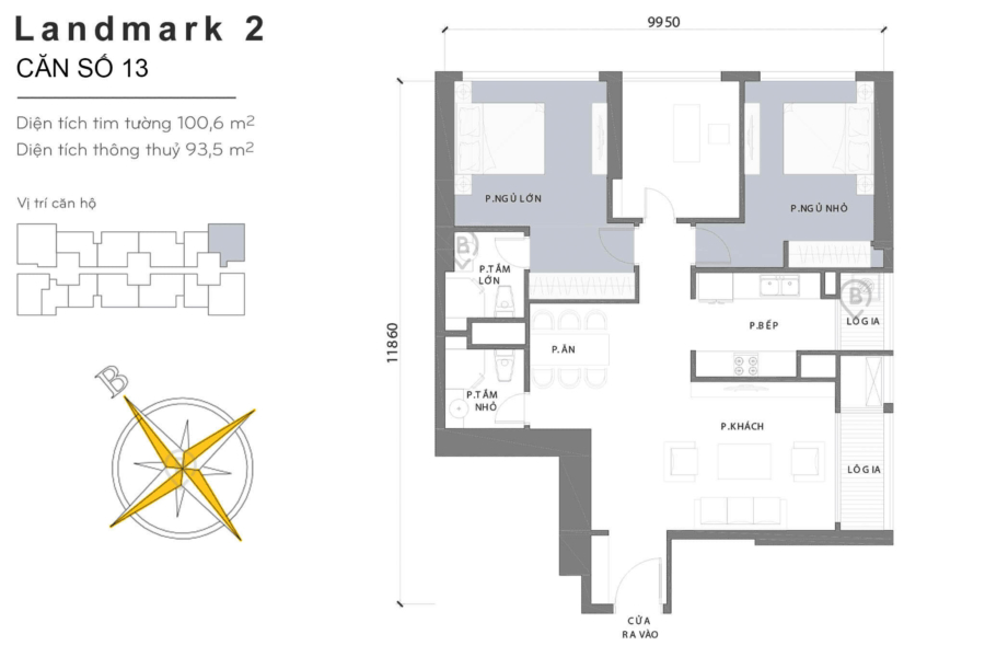 Layout Landmark 2 - Vinhomes Central Park