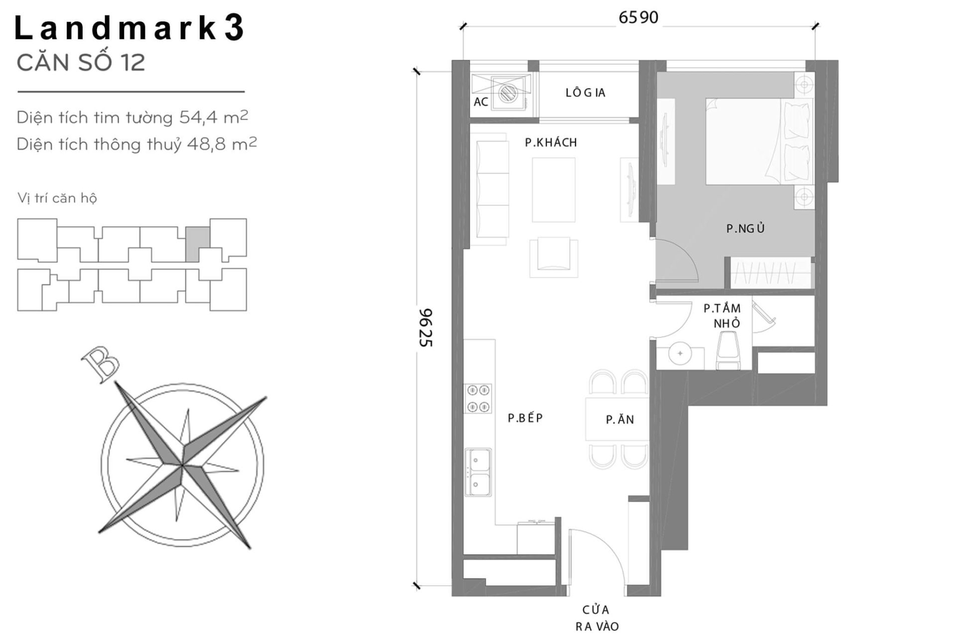 Layout Landmark 3 - Vinhomes Central Park