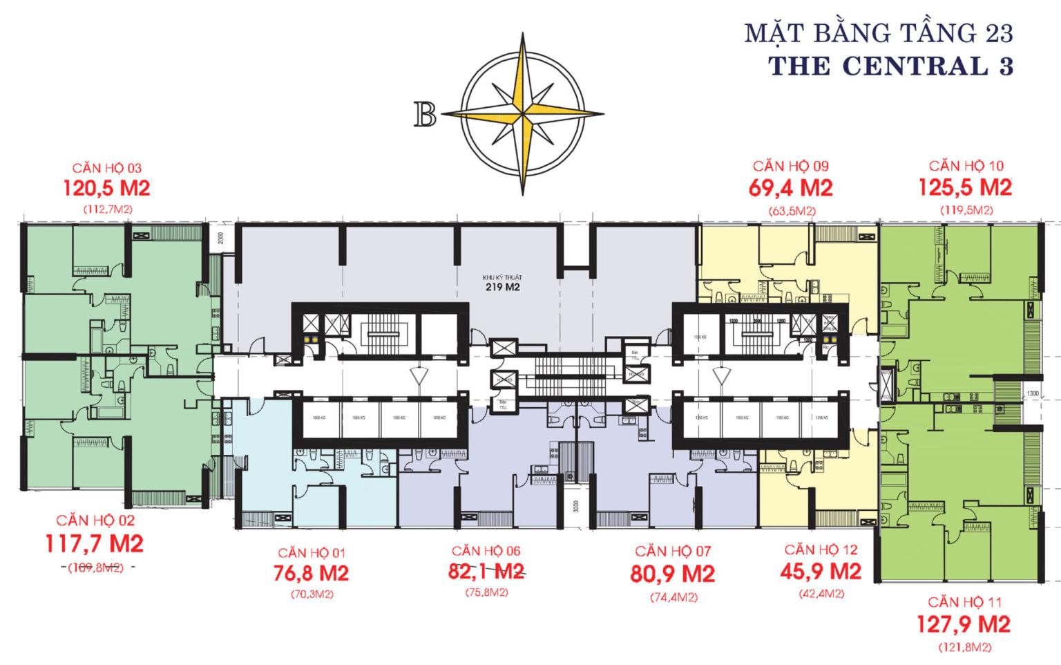 Layout Central 3 - Vinhomes Central Park