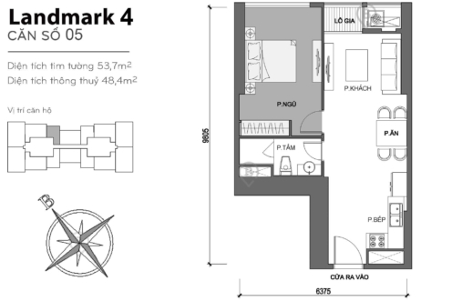Layout Landmark 4 - Vinhomes Central Park