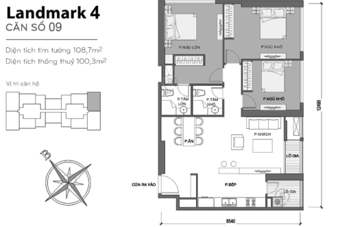 Layout Landmark 4 - Vinhomes Central Park