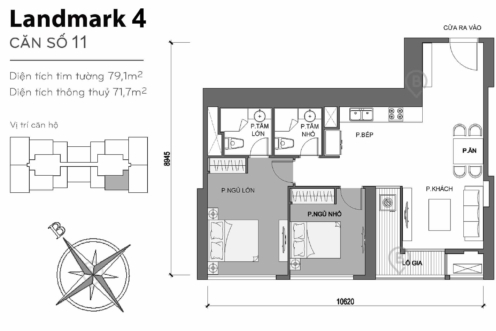 Layout Landmark 4 - Vinhomes Central Park