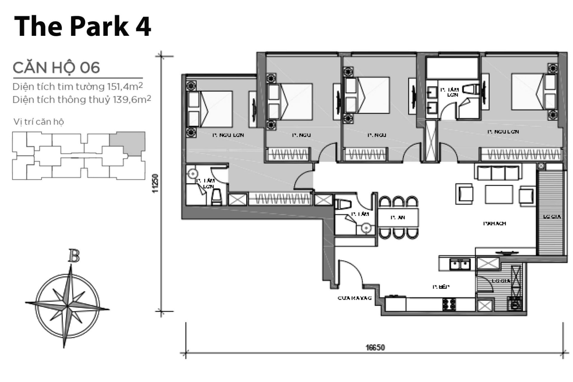 Layout Park 4 - Vinhomes Central Park