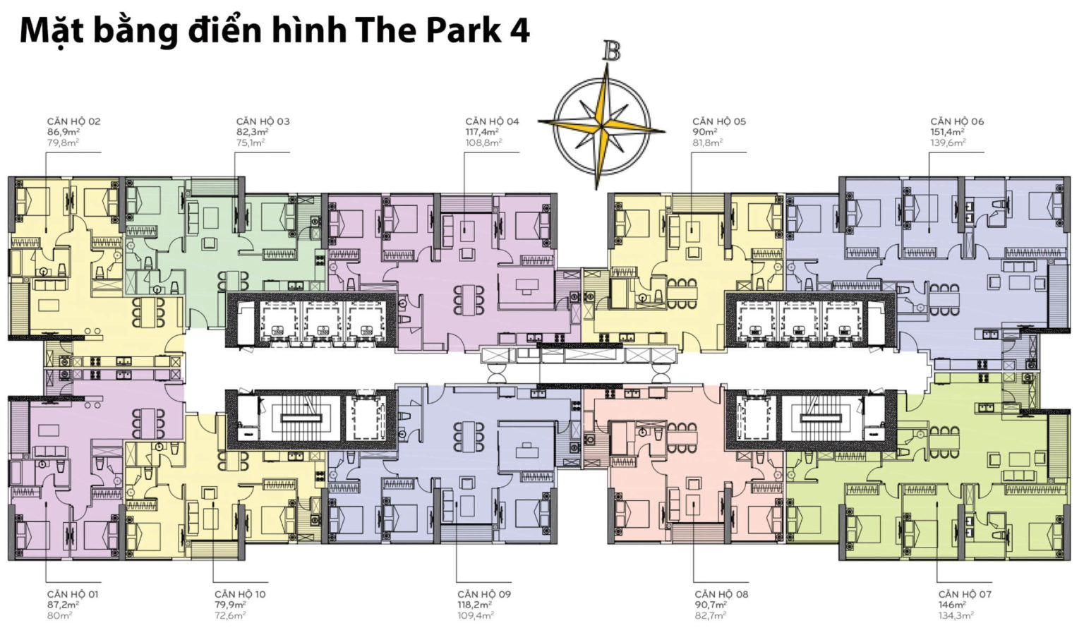 Layout Park 4 - Vinhomes Central Park