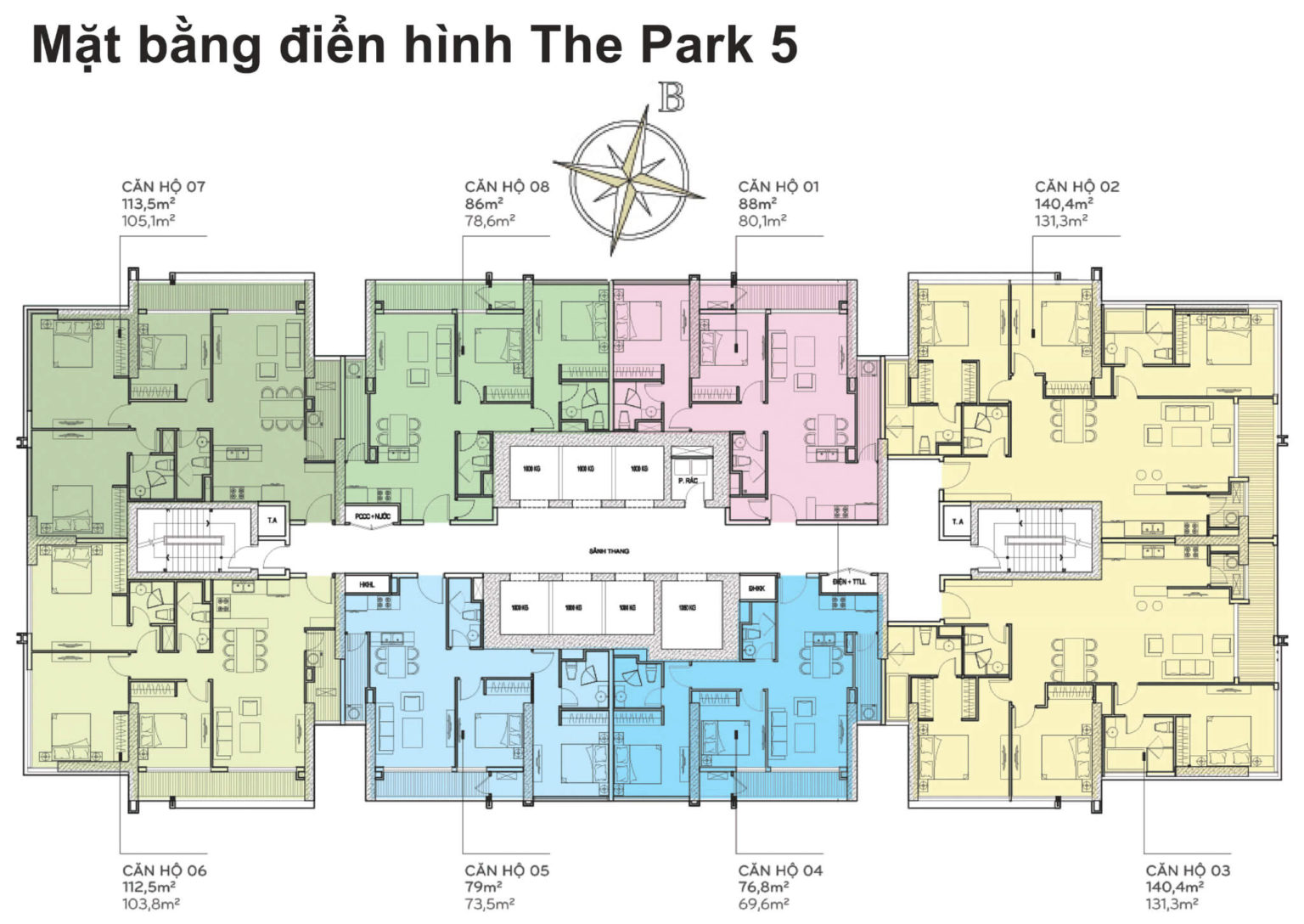 Layout Park 5 - Vinhomes Central Park