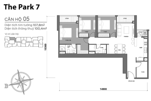 Layout Park 7 - Vinhomes Central Park