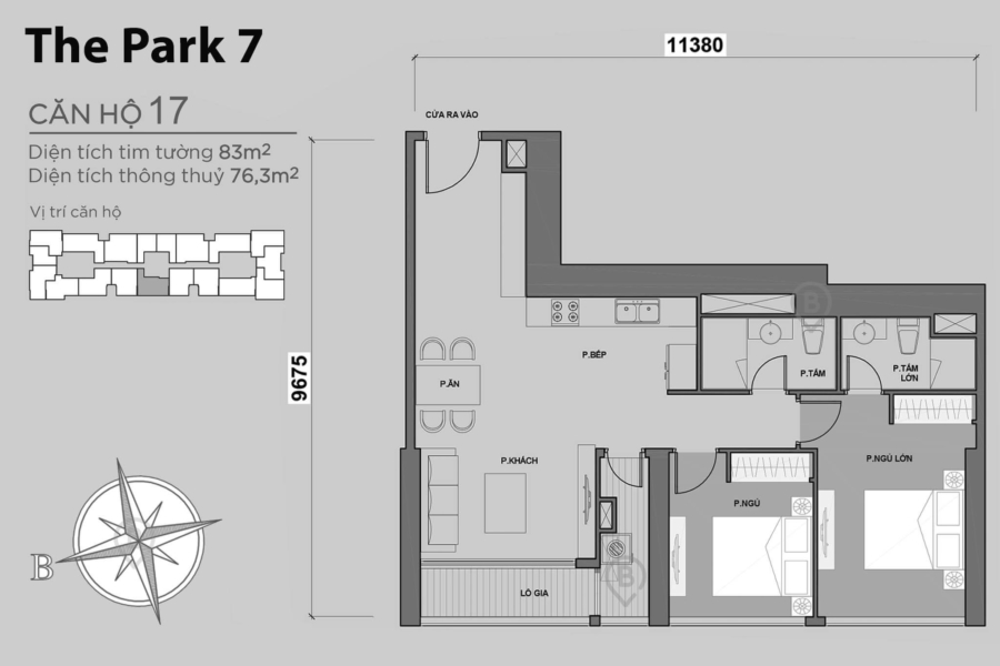 Layout Park 7 - Vinhomes Central Park