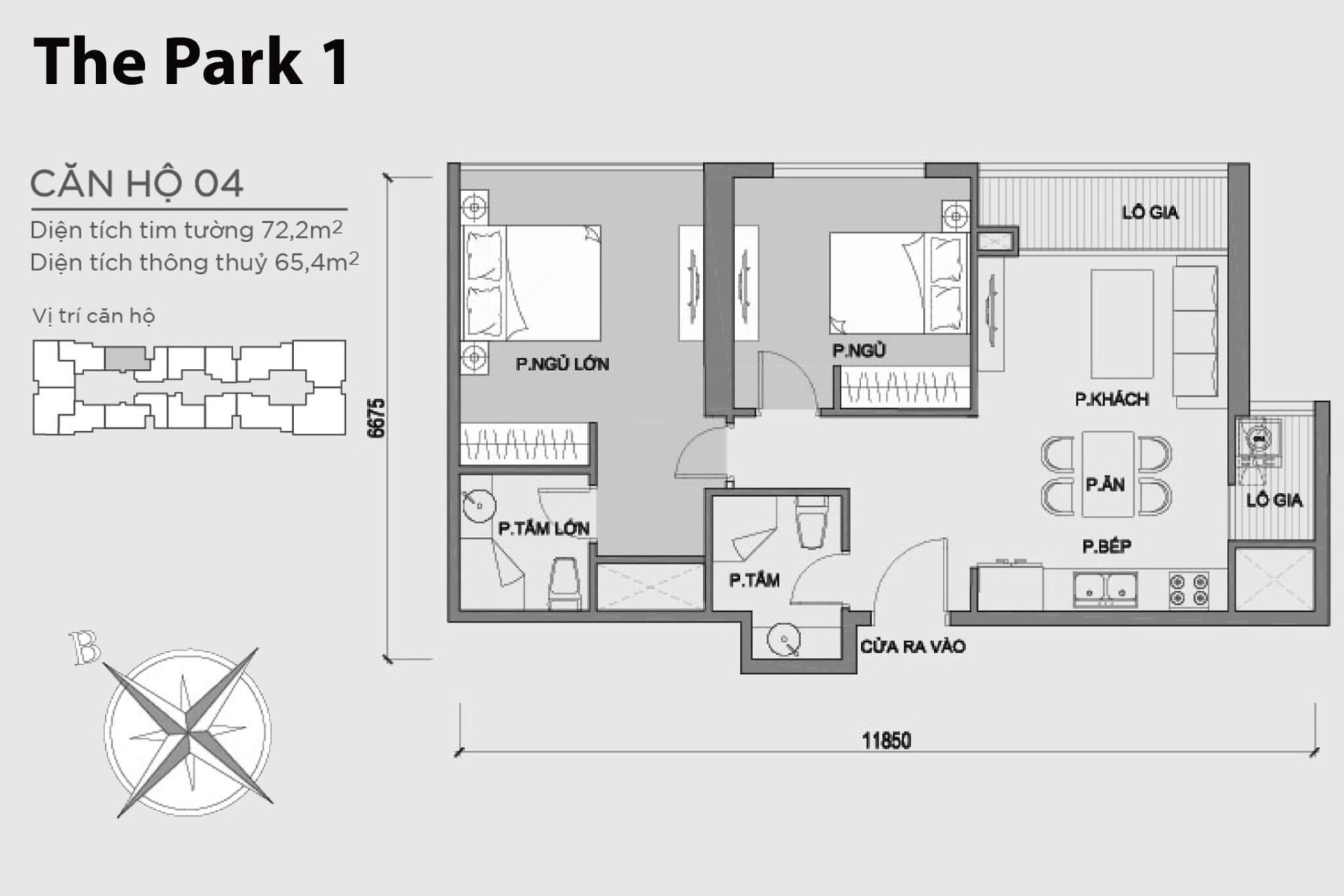 Layout Park 1 - Vinhomes Central Park
